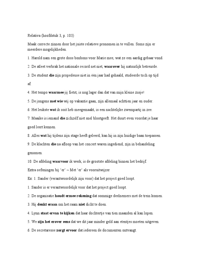 Oefening | PDF