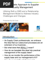 Supplier Quality DMR and PPM Procedure | PDF | Quality Management ...