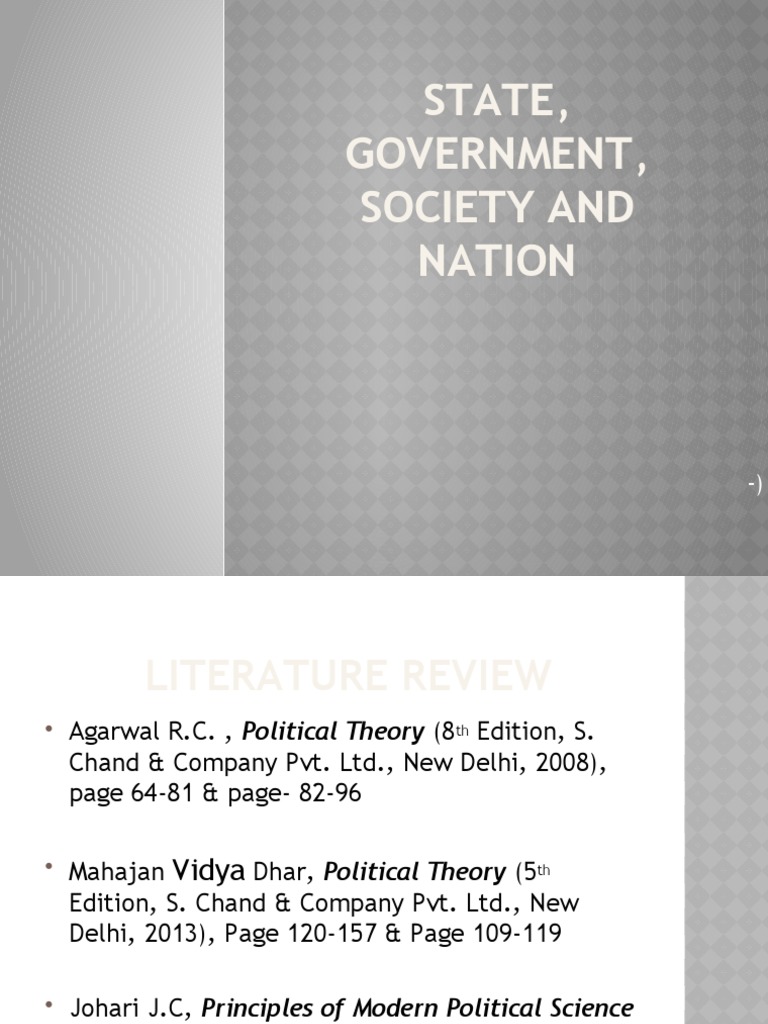 Political Science | PDF | Nation | State (Polity)