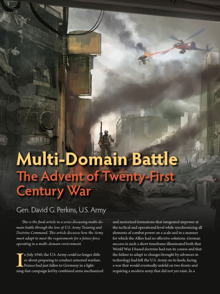 Multi-Domain Battle: Army's Future | PDF | United States Army ...