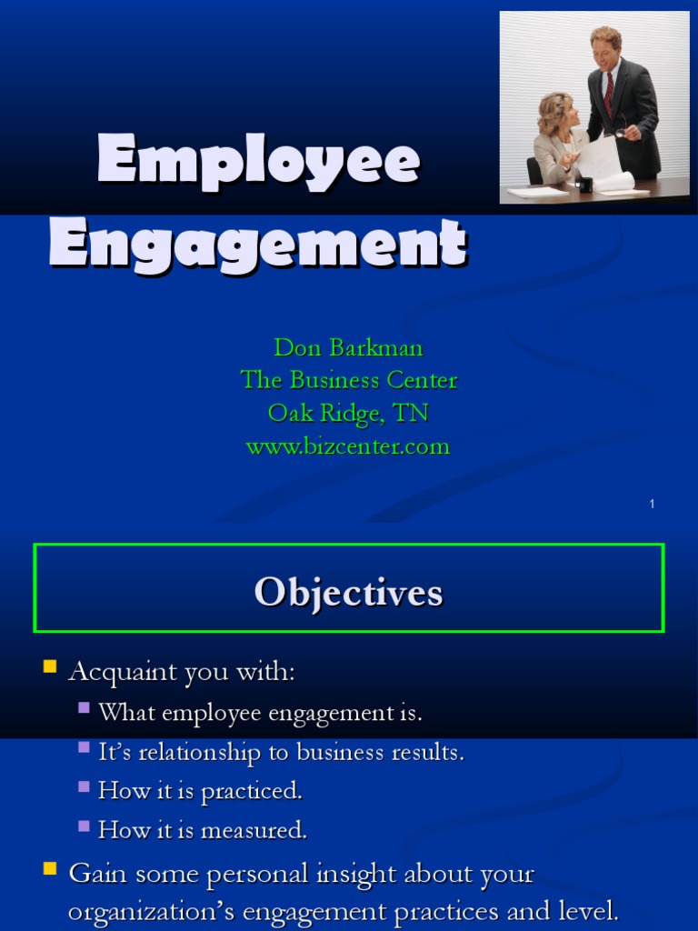 Employee Engagement PPT On Gallup Model and Maslow - Intractive | PDF ...