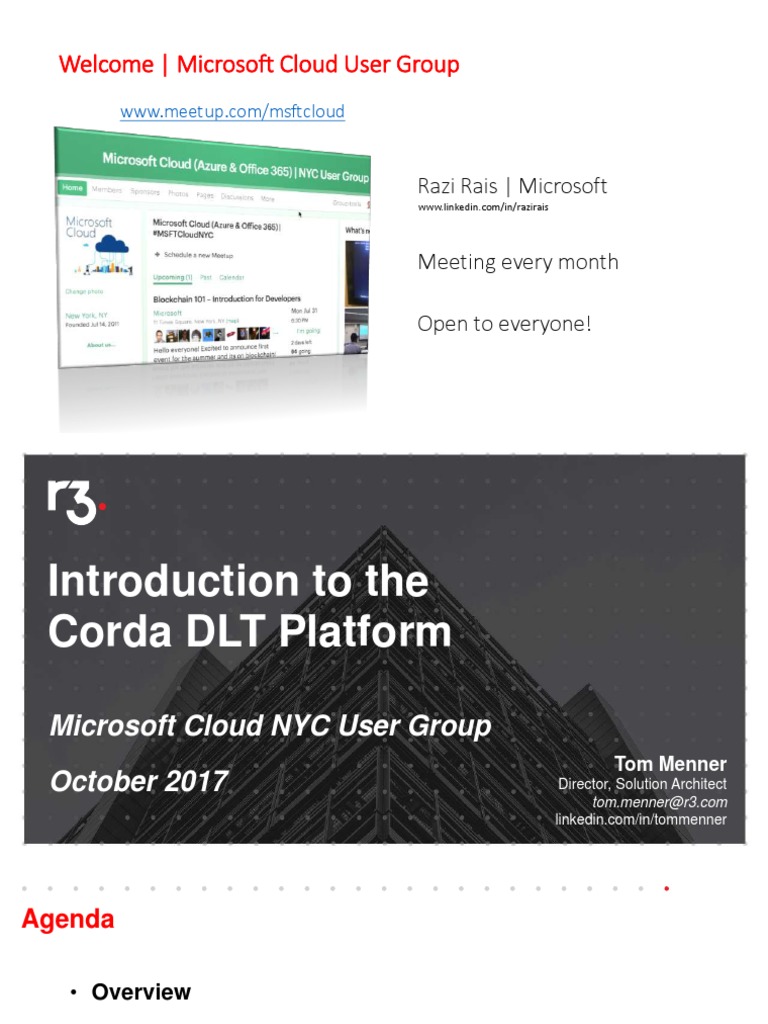 Welcome - Microsoft Cloud User Group | PDF | Cryptocurrency | Computer ...