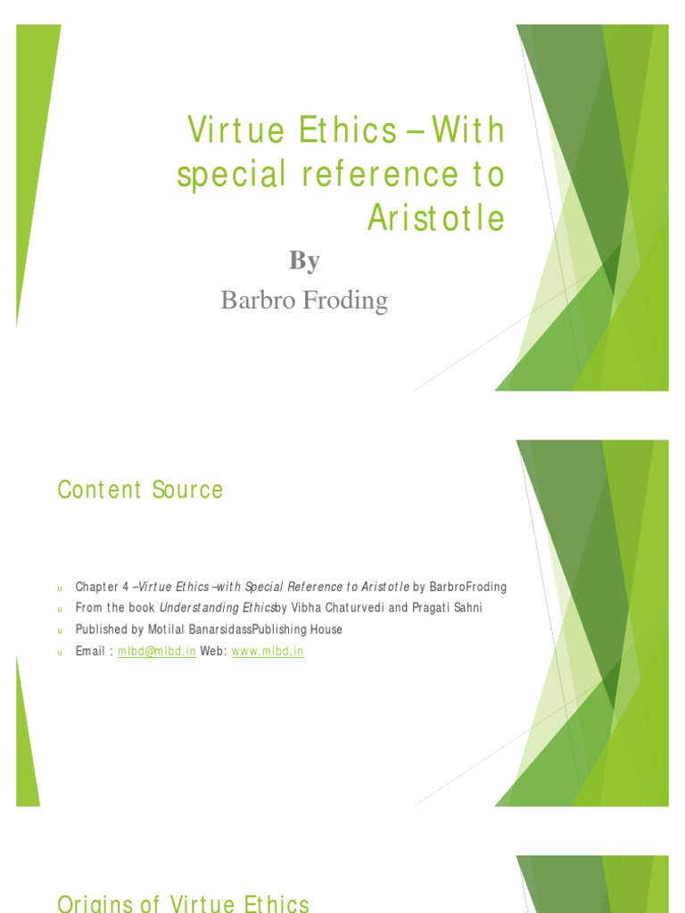 Aristotle's Virtue Ethics Explained | PDF | Virtue Ethics | Personality ...