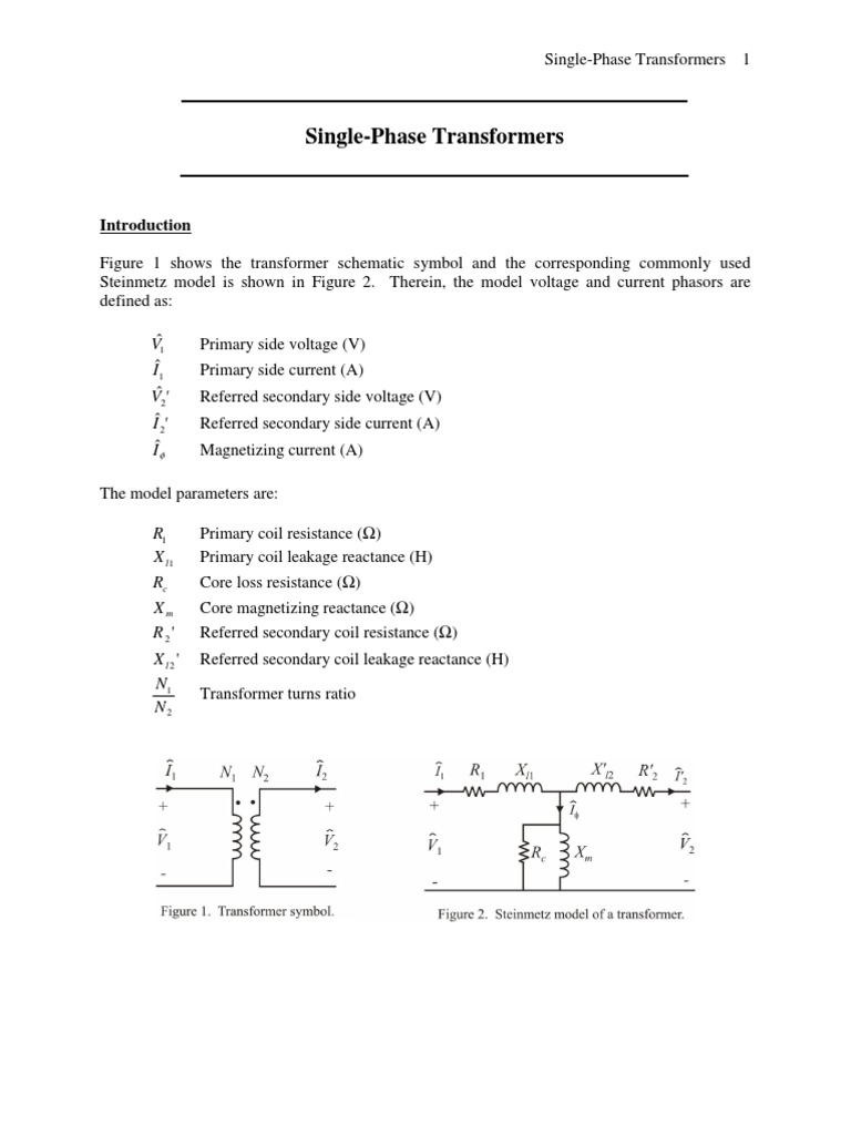 Experiment 5 Single-Phase Transformers | PDF | Transformer | Inductor