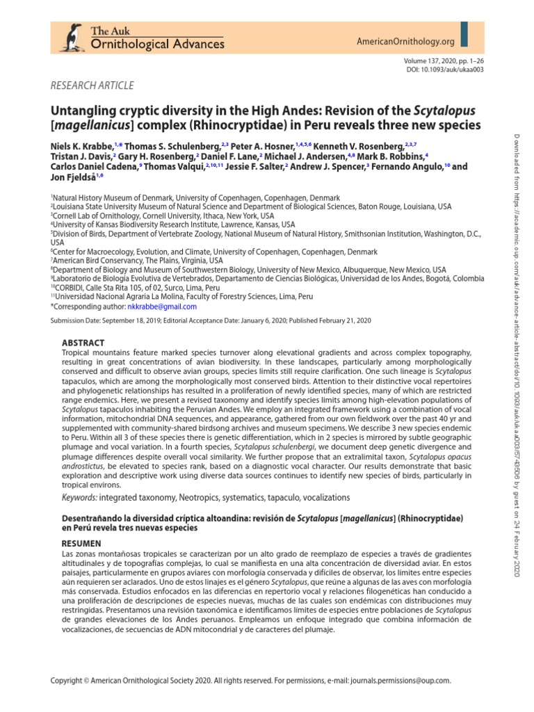 Ukaa 003 | PDF | Species | Taxonomy (Biology)