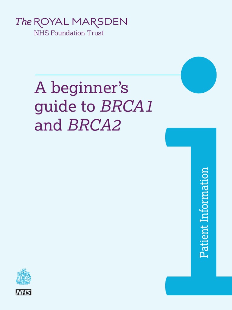 Beginners Guide To BRCA1 BRCA2 | PDF | Mammography | Breast Cancer