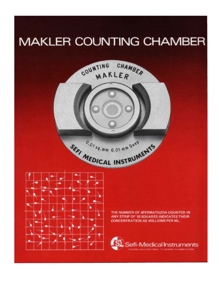 Makler Counting Chamber | PDF | Optics | Applied And Interdisciplinary ...