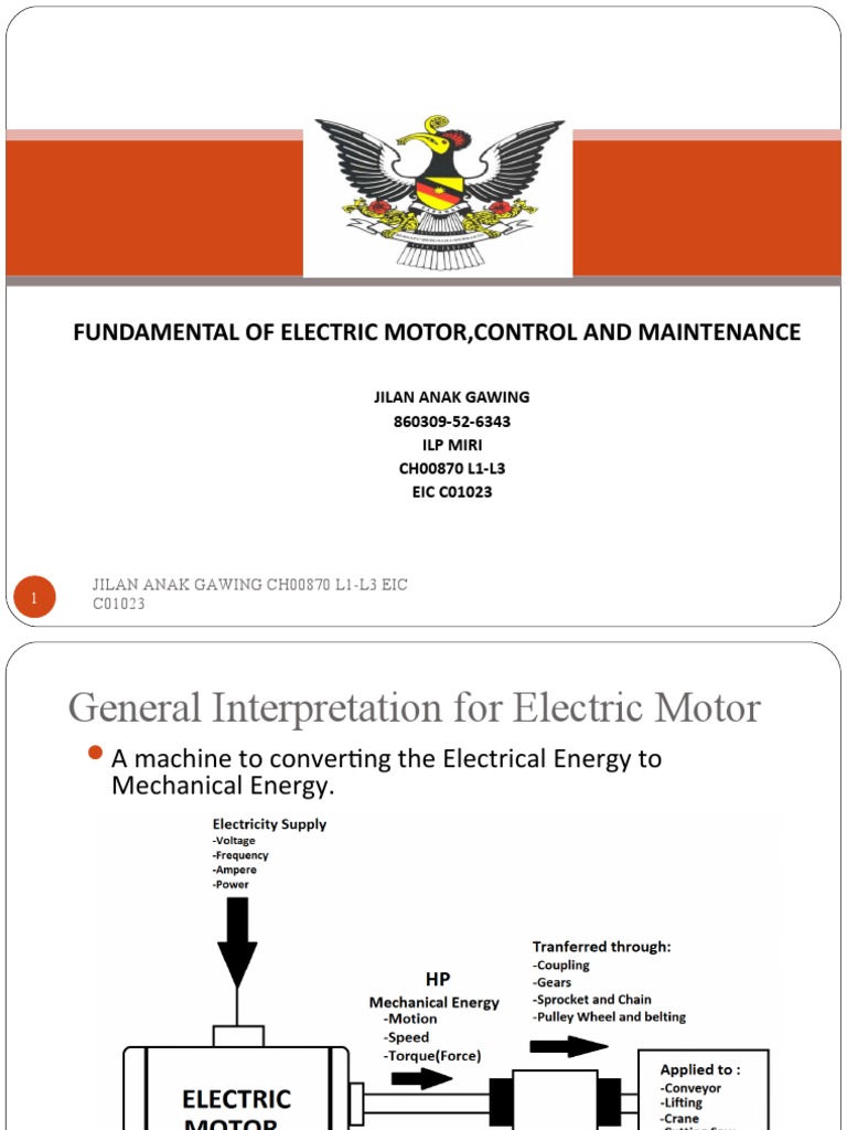 FUNDAMENTAL OF ELECTRIC MOTOR, CONTROL AND MAINTENANCE-sem 4 | PDF ...