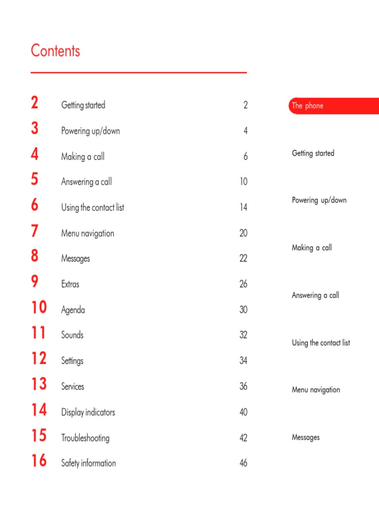 The Phone: Getting Started | PDF | Menu (Computing) | Voicemail