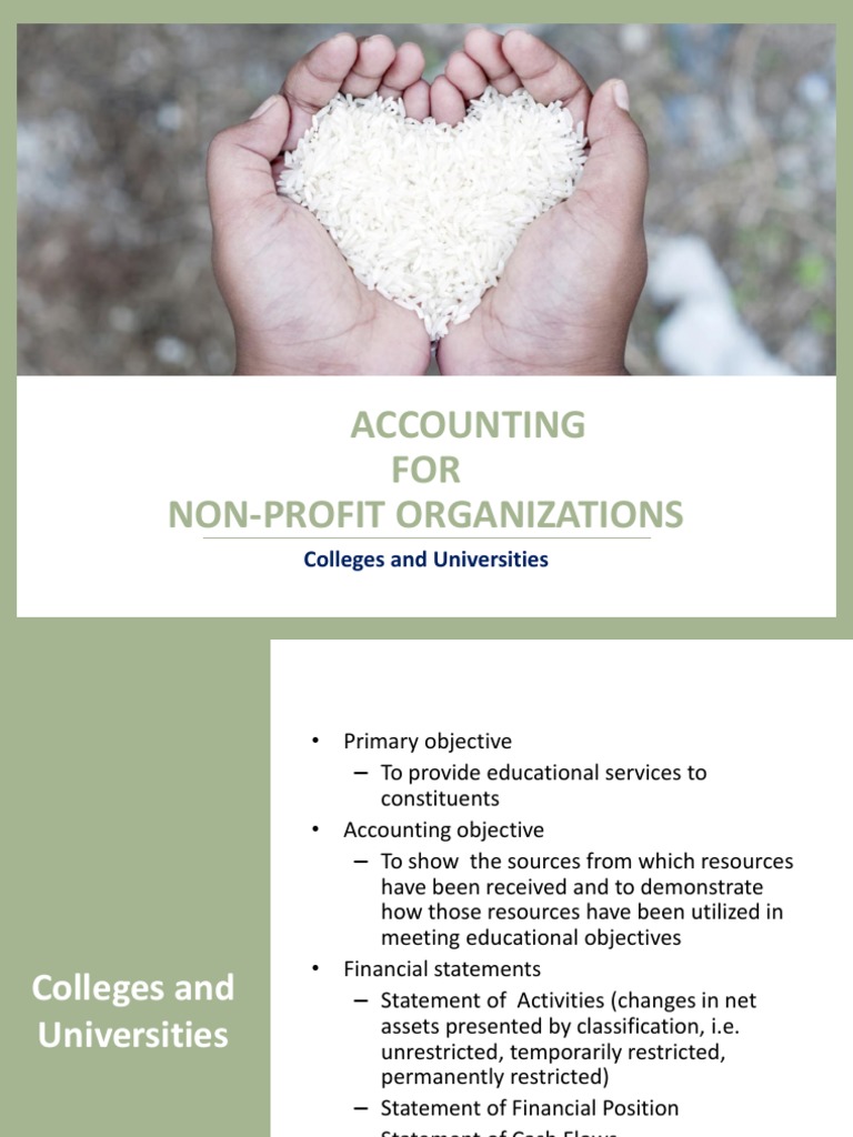 Non-Profit Colleges and Universities | PDF | Revenue | Financial Endowment