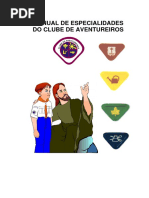 MANUAL DE ESPECIALIDADES Aventureiros Iasd | PDF