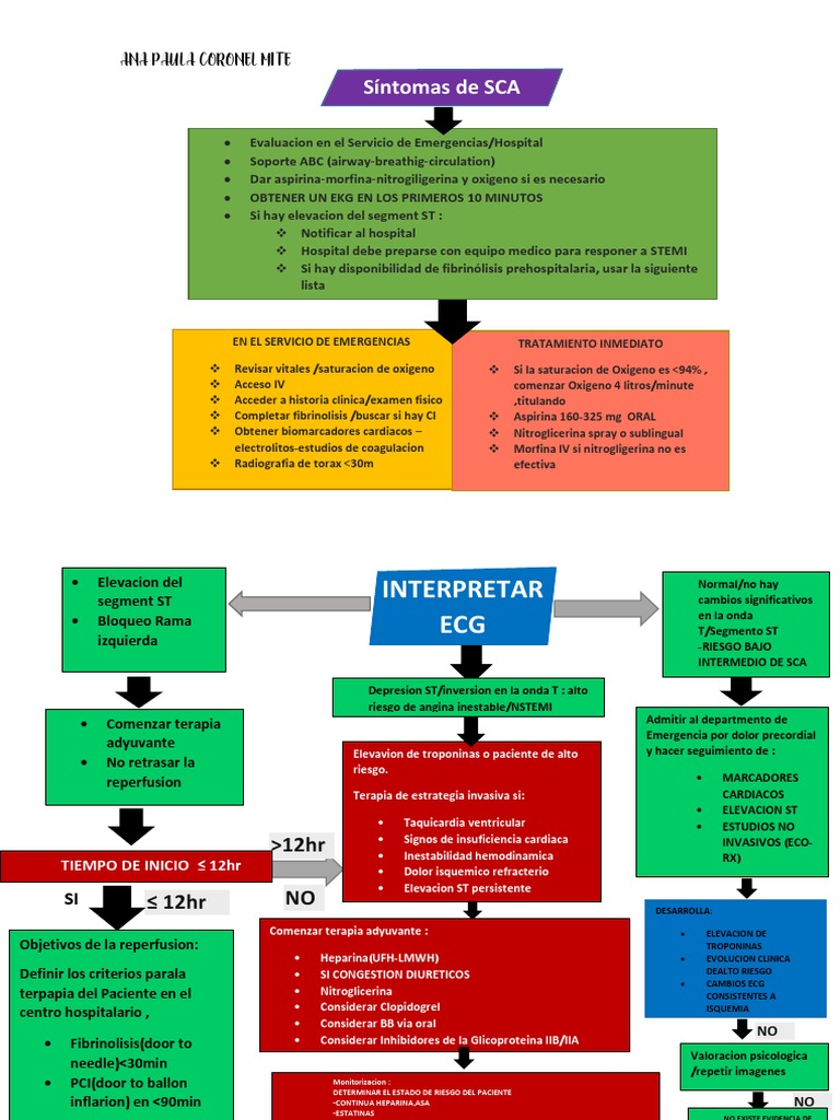 Algoritmo Sca | PDF | Electrocardiografia | Sistema cardiovascular