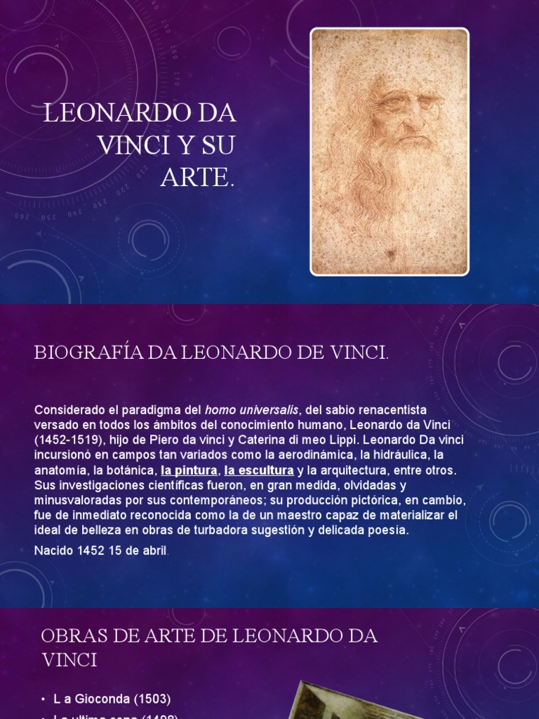 Leonardo DA Vinci y Su Arte | PDF | Leonardo Da Vinci | Pinturas