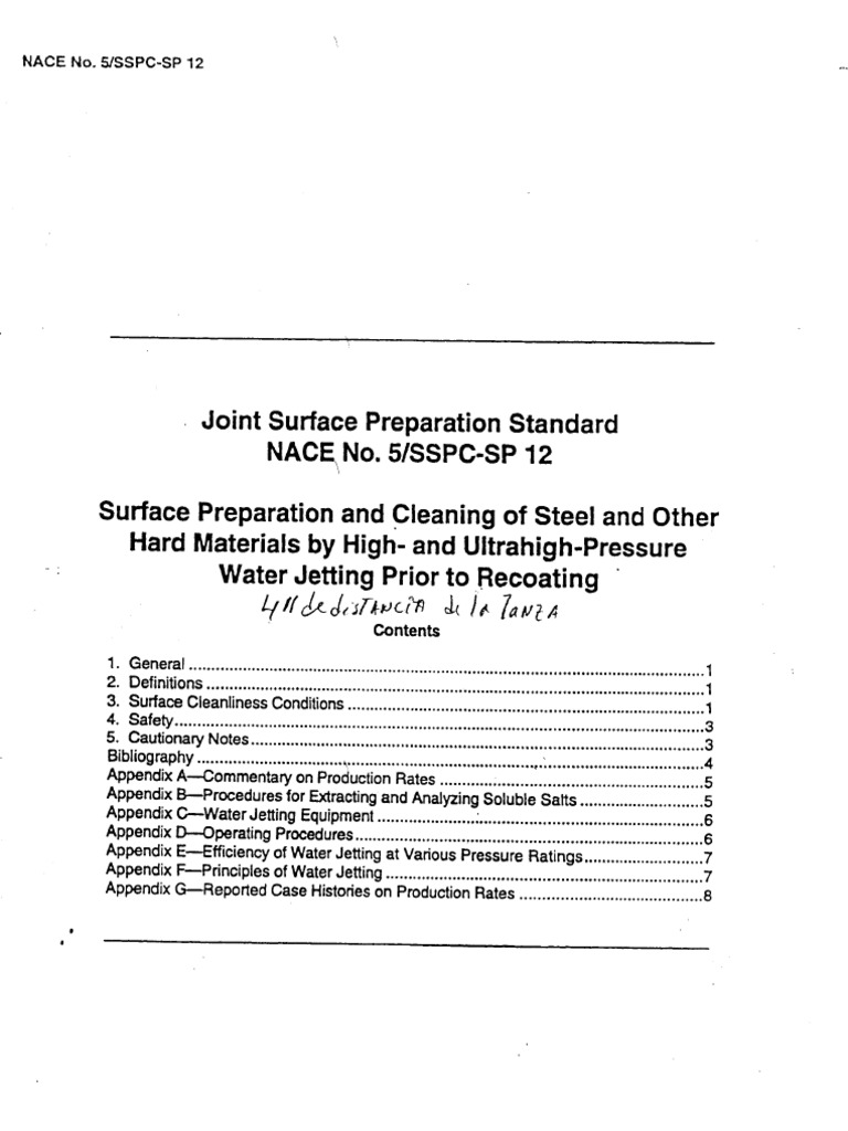 SSPC SP 12 PDF | PDF