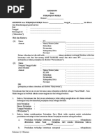 Format Surat Pelaporan PHK Ke Disnaker | PDF | Pengelolaan Keuangan & Uang