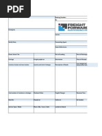 TEMPLATE - Cargo Manifest (Flights) | PDF