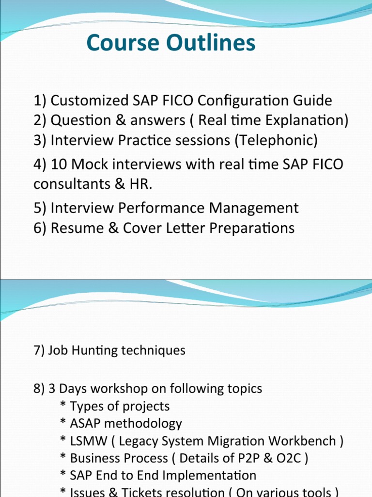 Comprehensive SAP FICO Training Program: Customization Guide, Mock ...