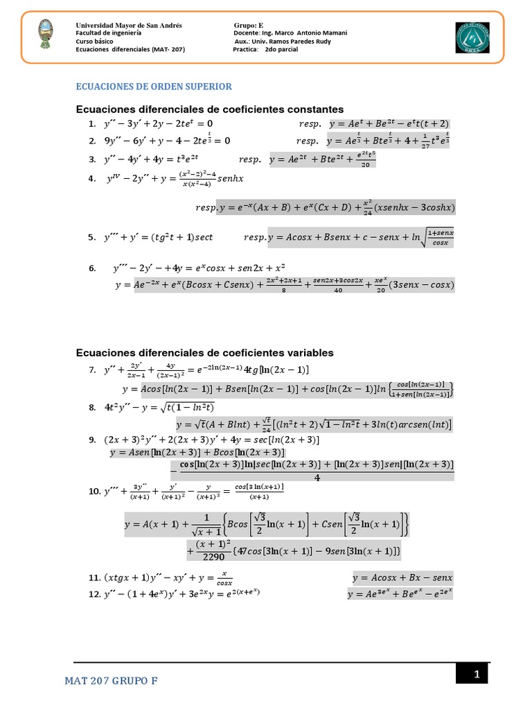 Pracrica Umsa Ecuas | PDF