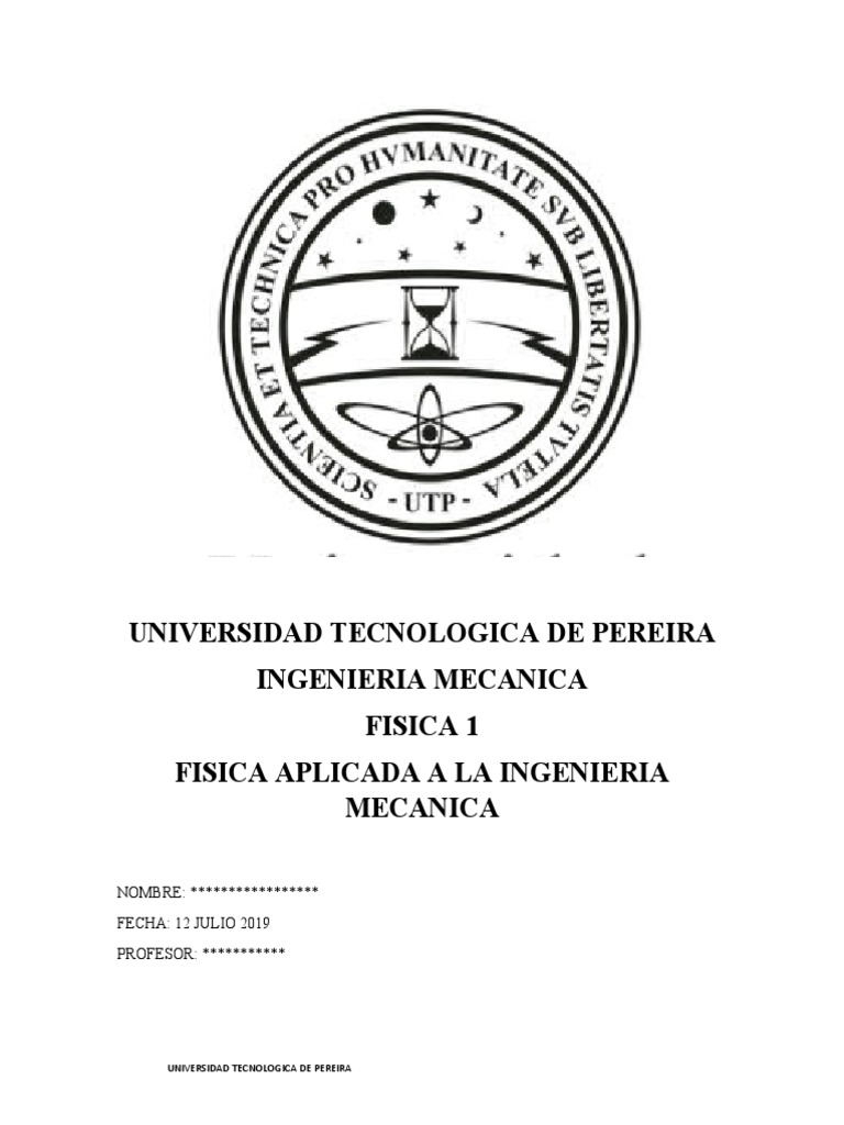 Fisica 1 Aplicada A La Ingenieria Mecanica | PDF | Cinemática | Fuerza