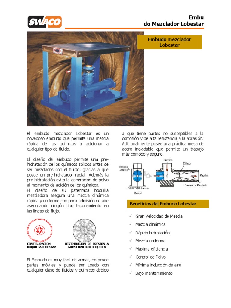 7 Embudo Mezclador Lobestar | PDF | Ingeniería mecánica | Naturaleza