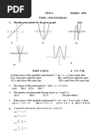 CBSE Class 9 Mathematics Worksheet - Polynomials | PDF | Polynomial ...