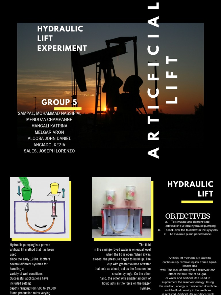 Hydraulic Lift Experiment | PDF | Soft Matter | Gas Technologies