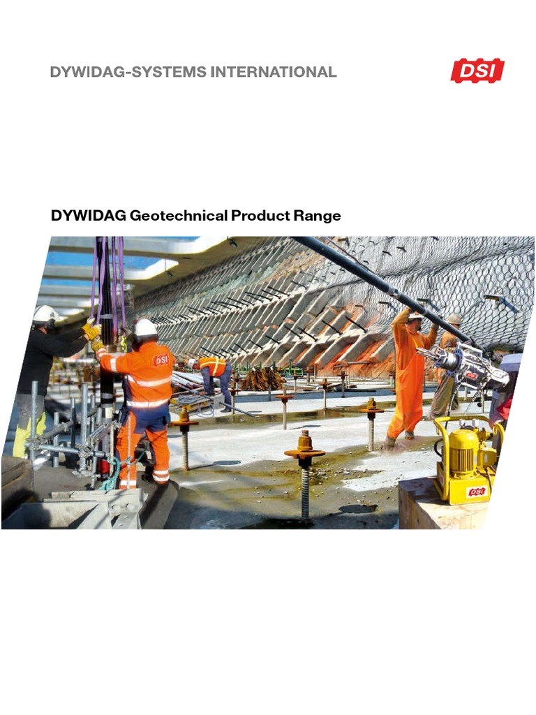 DYWIDAG Geotechnical Product Range | PDF | Deep Foundation ...
