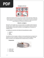 Amalgamas Dentales | PDF | Mercurio (Elemento) | Estaño