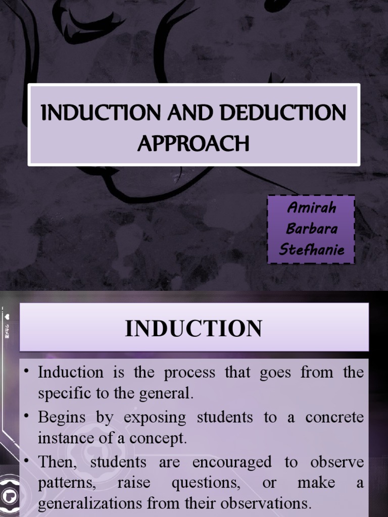 Induction and Deduction Approach | PDF | Inductive Reasoning ...