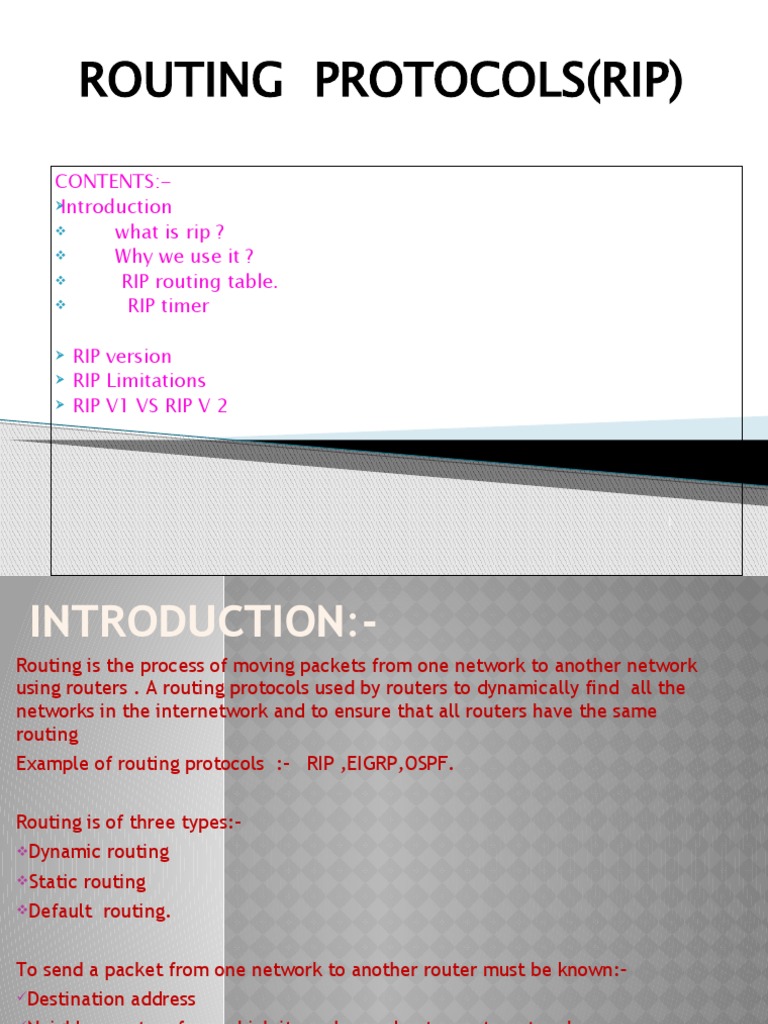 Routing Protocol | PDF | Routing | Router (Computing)