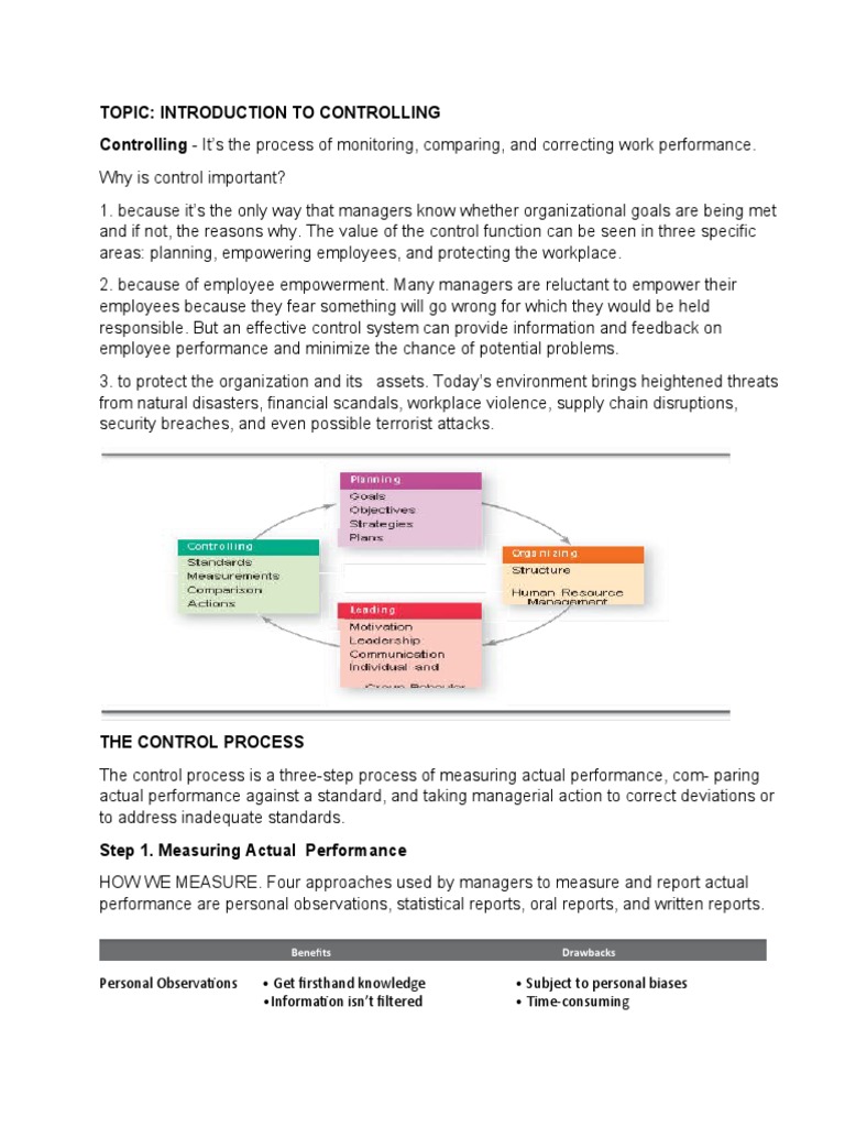 TOPIC Introduction To Controlling | PDF | Debt | Goal