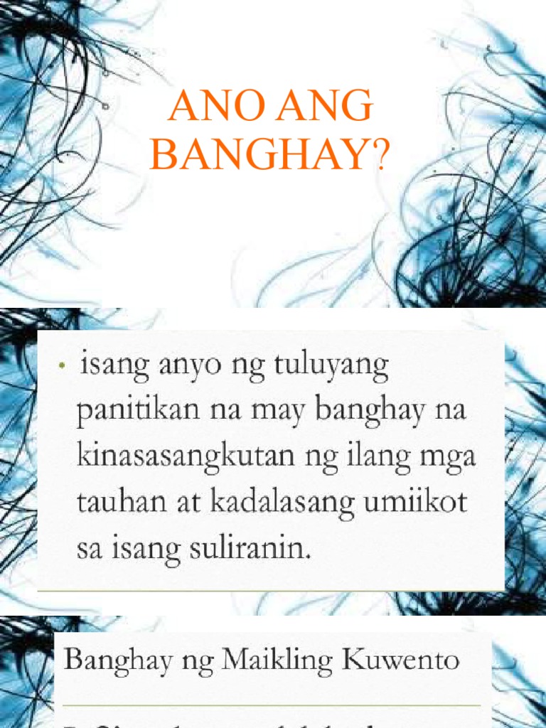 Ano Ang Banghay | PDF