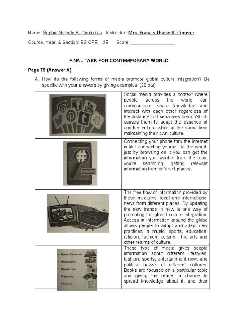 Contemporary Arts Module | PDF | Immigration | Global Warming