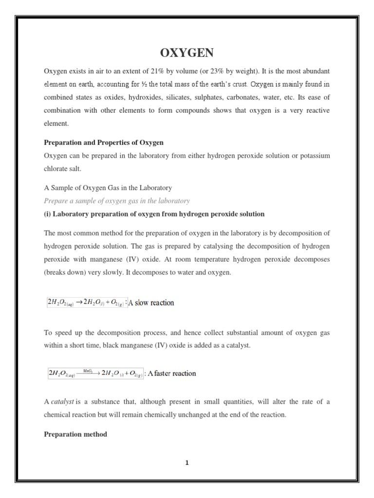 Chemistry Form 2 Notes PDF | Download Free PDF | Solubility | Oxide