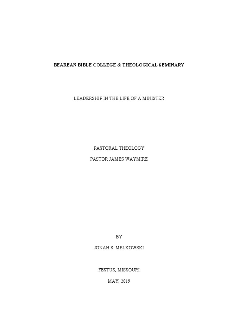Leadership Paper Part 1 | PDF | Social Science | Religion & Spirituality