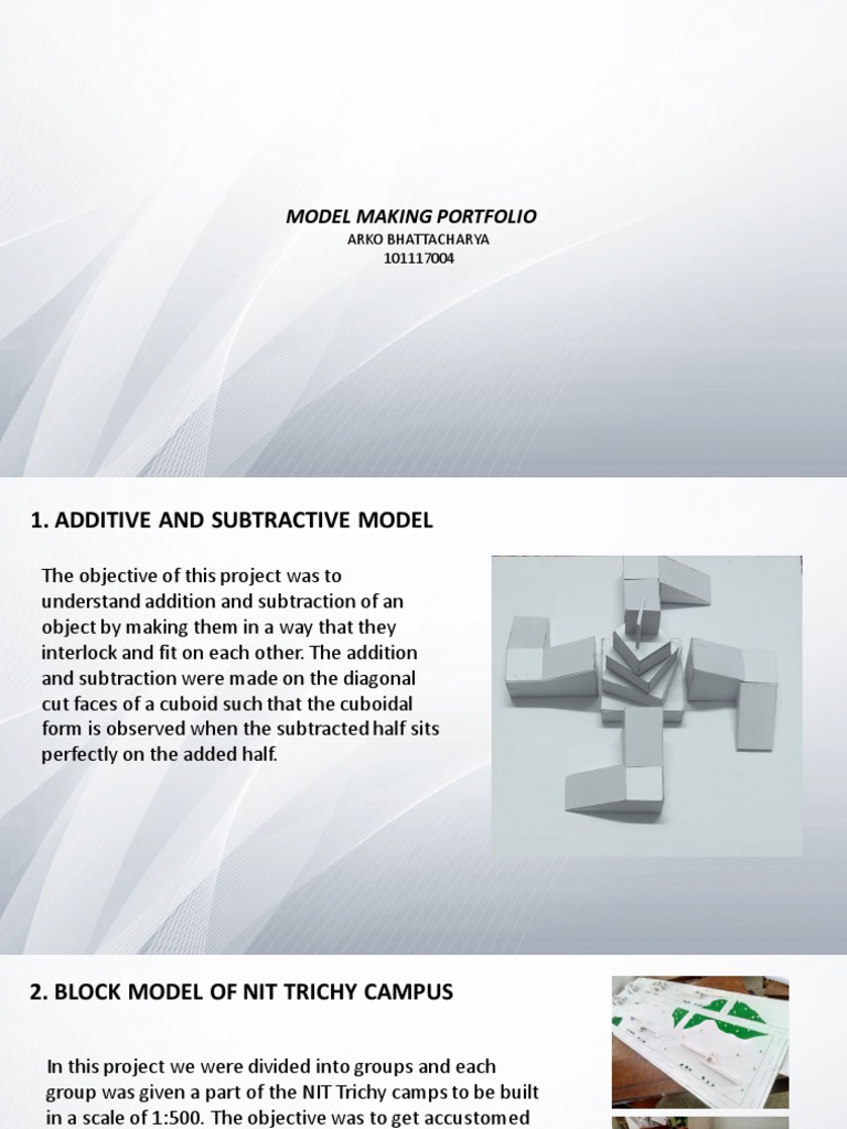 Arko Model Making Portfolio | PDF