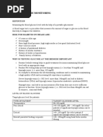 Capillary Blood Glucose Monitoring or CBG Monitoring | PDF | Blood ...