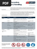 Filling & Decanting SOP's | PDF | Truck | Transport