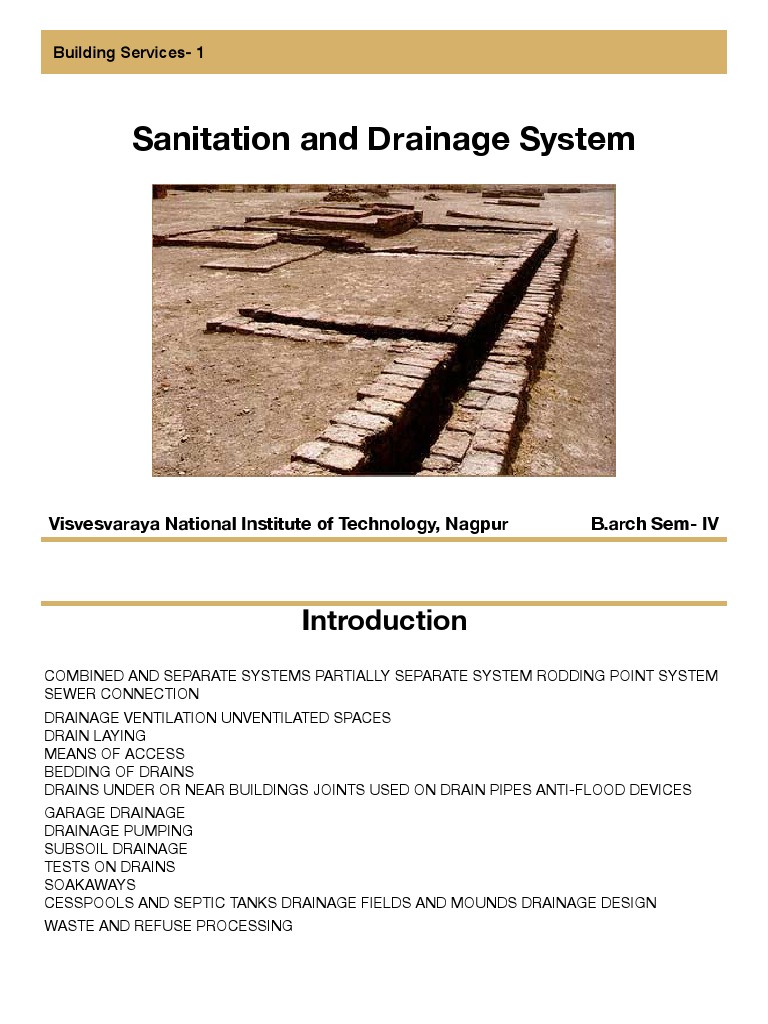 Drainage Systems | PDF | Sanitary Sewer | Sewage