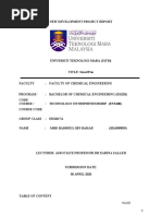 ENT 600 Case Study | PDF | Entrepreneurship | Swot Analysis