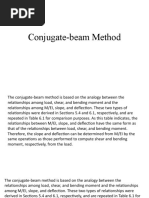 Conjugate Beam Method for Deflections | PDF | Beam (Structure) | Bending
