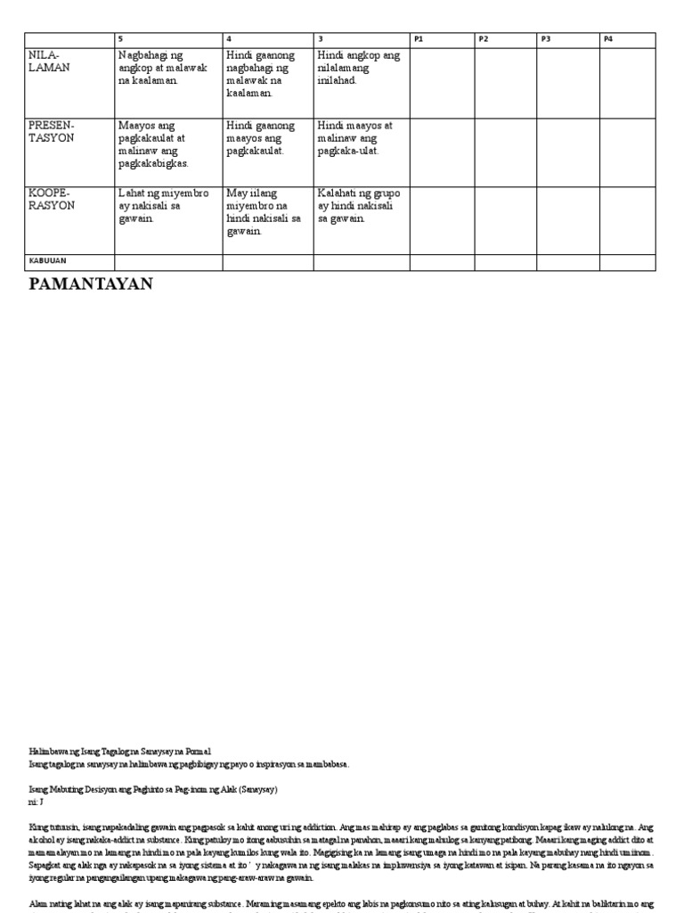 Pormal Na Sanaysay | PDF