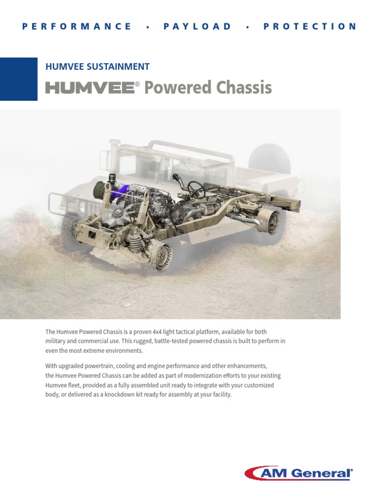 Powered Chassis: Humvee Sustainment | PDF | Humvee | Steering