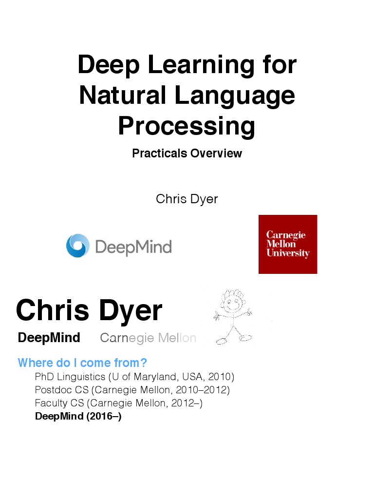 Lecture 2b - Overview of The Practicals | PDF | Deep Learning | Perception