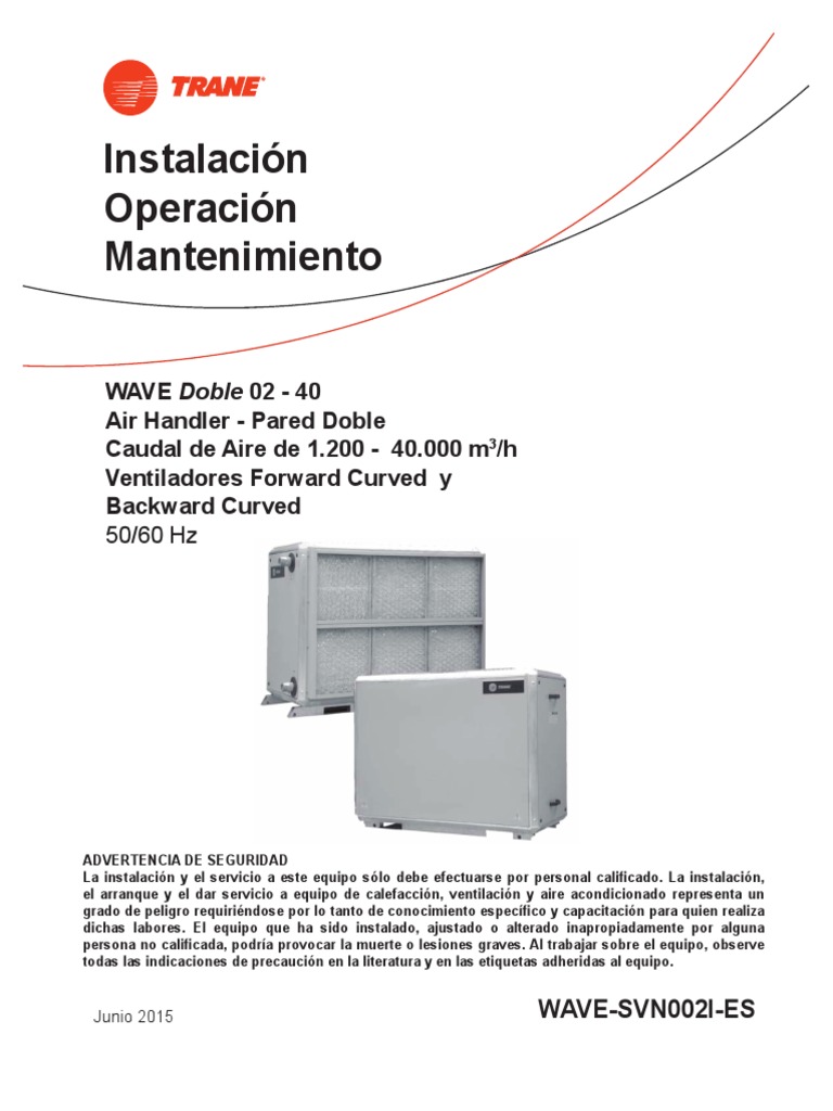 Catálogo - IOM Wave Doble (WAVE SVN002I ES) PDF | PDF | Aislamiento ...