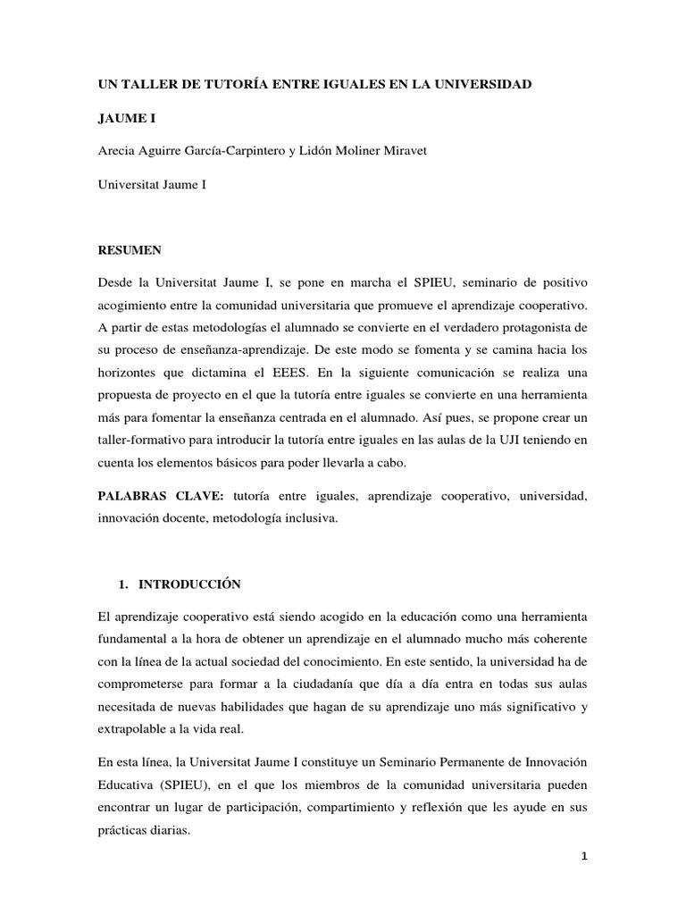 Tutoria Entre Iguals | PDF | Aprendiendo estilos | Salón de clases