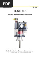 DMCR Protection Relay For Oil Transformer | PDF | Transformer | Relay