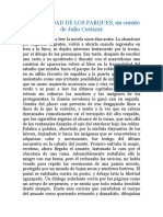 Julio Cortázar - La Continuidad de Los Parques | PDF