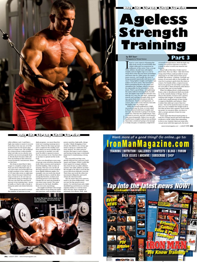 Bill Starr - (IM) - Ageless Strength Training 3 | PDF | Physical ...