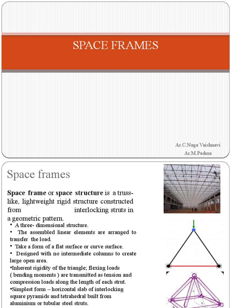 Lecture 5 Space Frame | PDF | Truss | Building Engineering